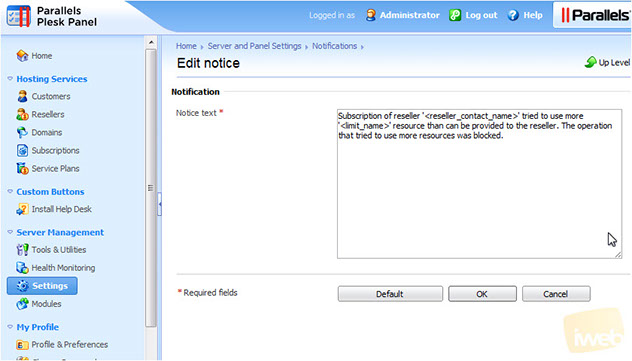 Setting Up Email Notifications In Plesk 
